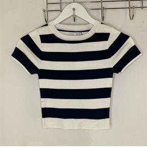 Primark | Tops | Nwt Primark Striped Cropped Knot Top | Poshmark